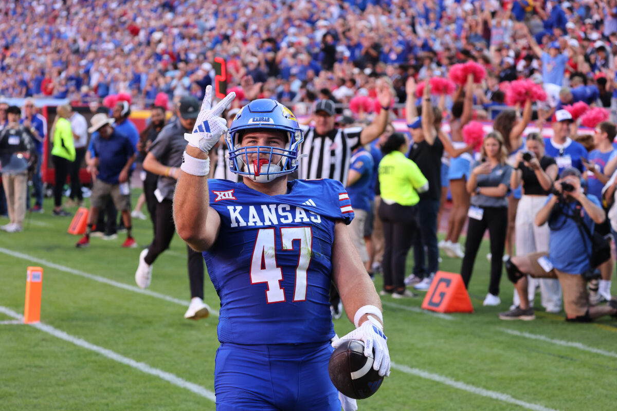 KU routs Houston 42-14 to snap losing streak - KU Sports